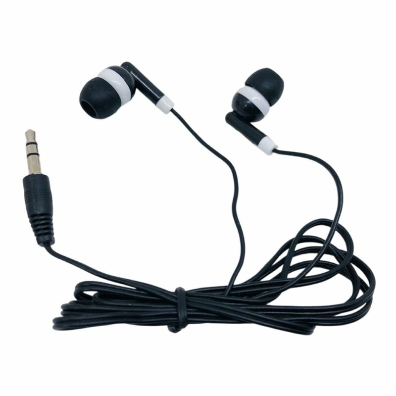 Проводная мини-гарнитура для мобильного телефона в формате MP3 с проводными наушниками 3,5 мм-черный