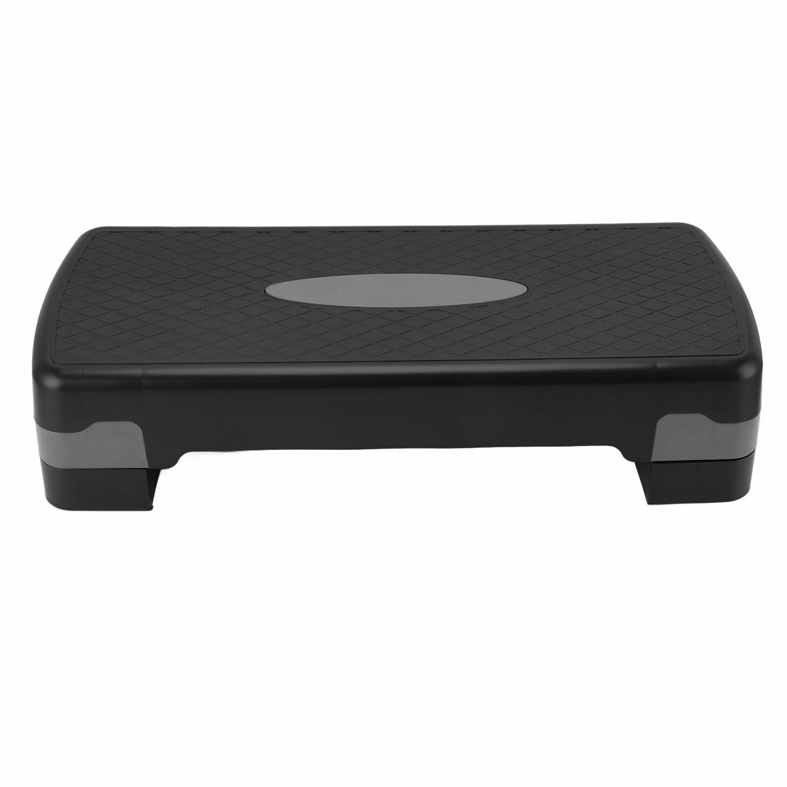 Степ-платформа для упражнений ABS, регулируемая высота, степпер для аэробных тренировок, черный, серый