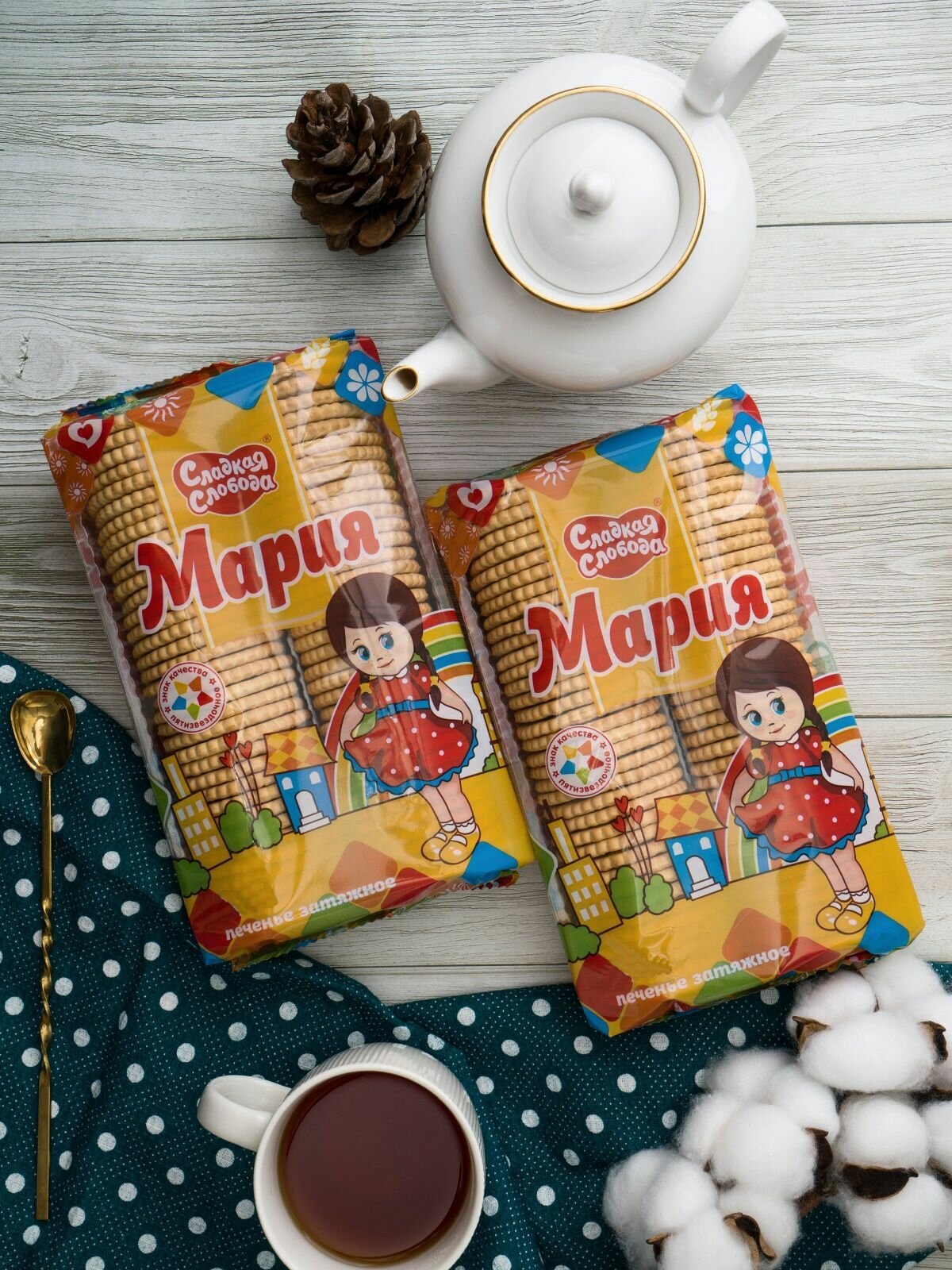 Печенье Сладкая слобода Мария 440 гр 2 шт