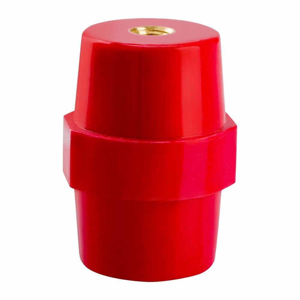 Изолятор силовой КЭАЗ SM, 36х36х51 мм, резьба М8, высокопрочный пластик