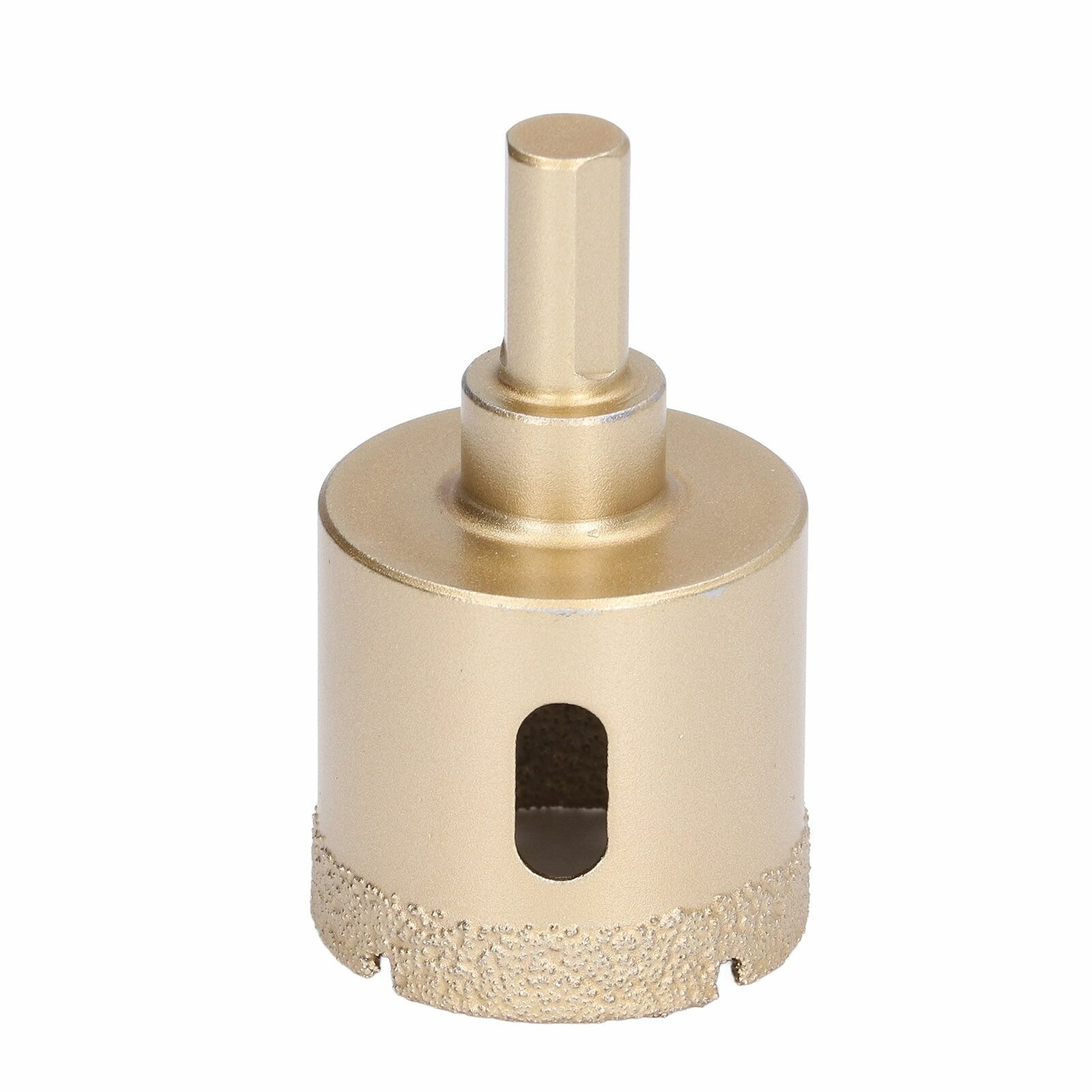 Алмазное сверло, паяная кольцевая пила, полый резак для стеклянной плитки, гранита, мрамора, фарфора38 мм