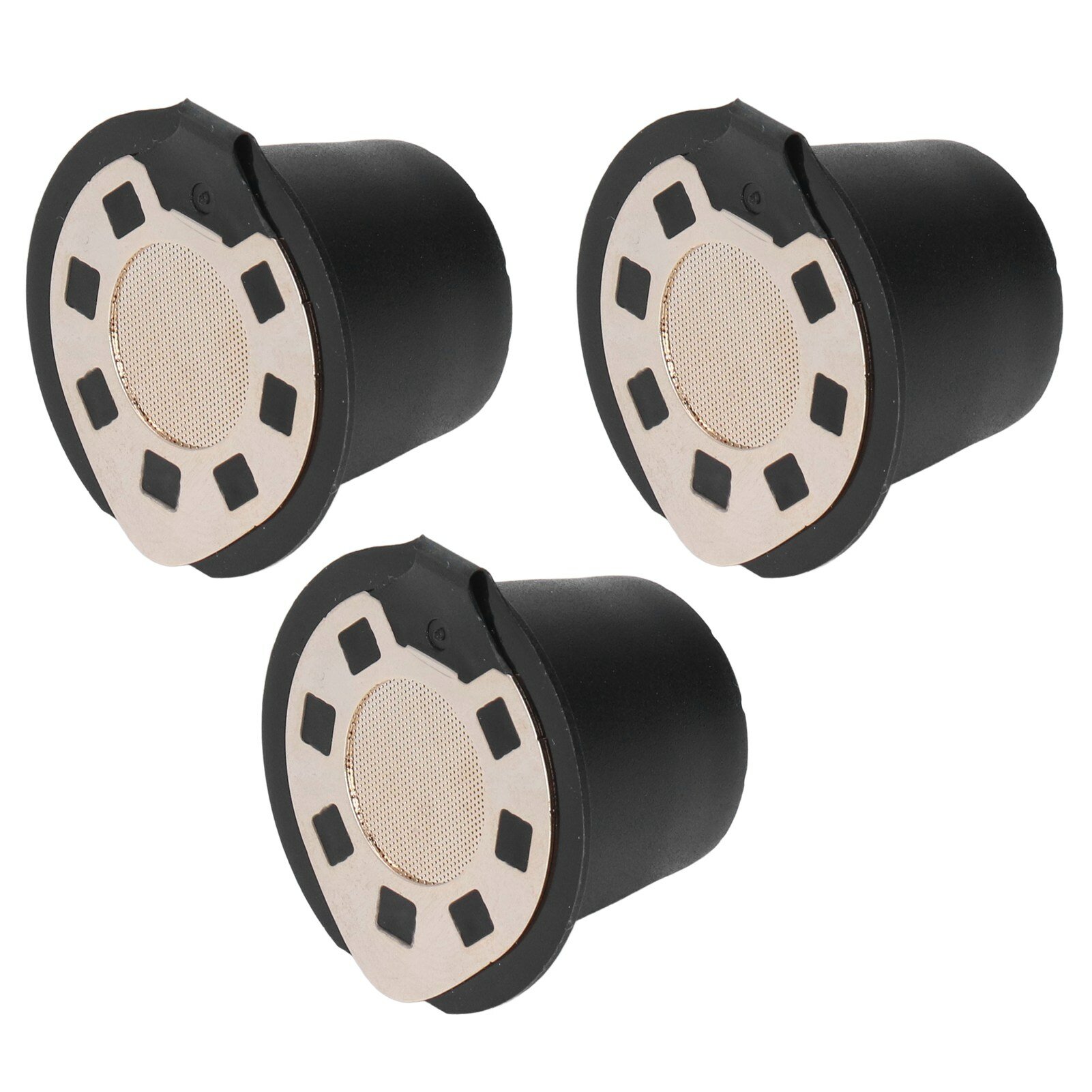 50 мл кофейные капсулы, чашка с ложкой и щеткой, многоразовый фильтр, замена из нержавеющей стали для Nespresso с позолоченным покрытием