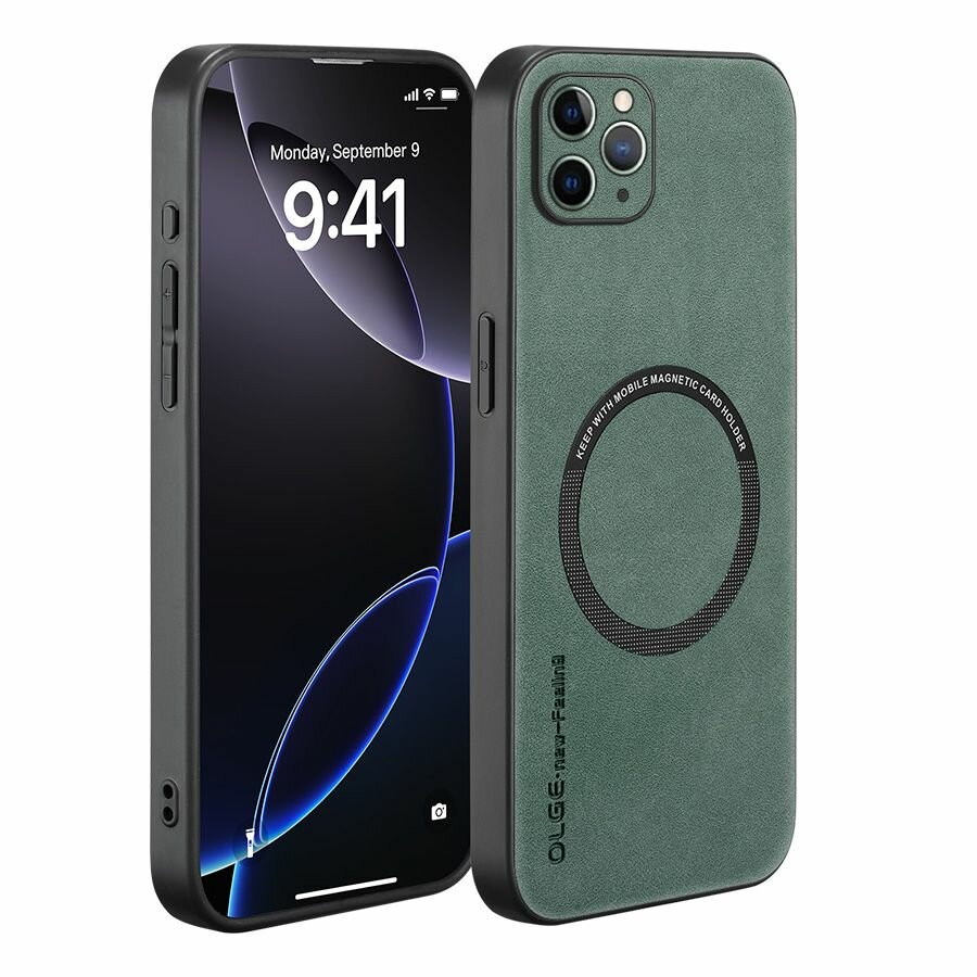 Чехол-Case MagSafe чехол для Apple iPhone 11 Pro Max (айфон 11 про макс) Нескользящий и удобный