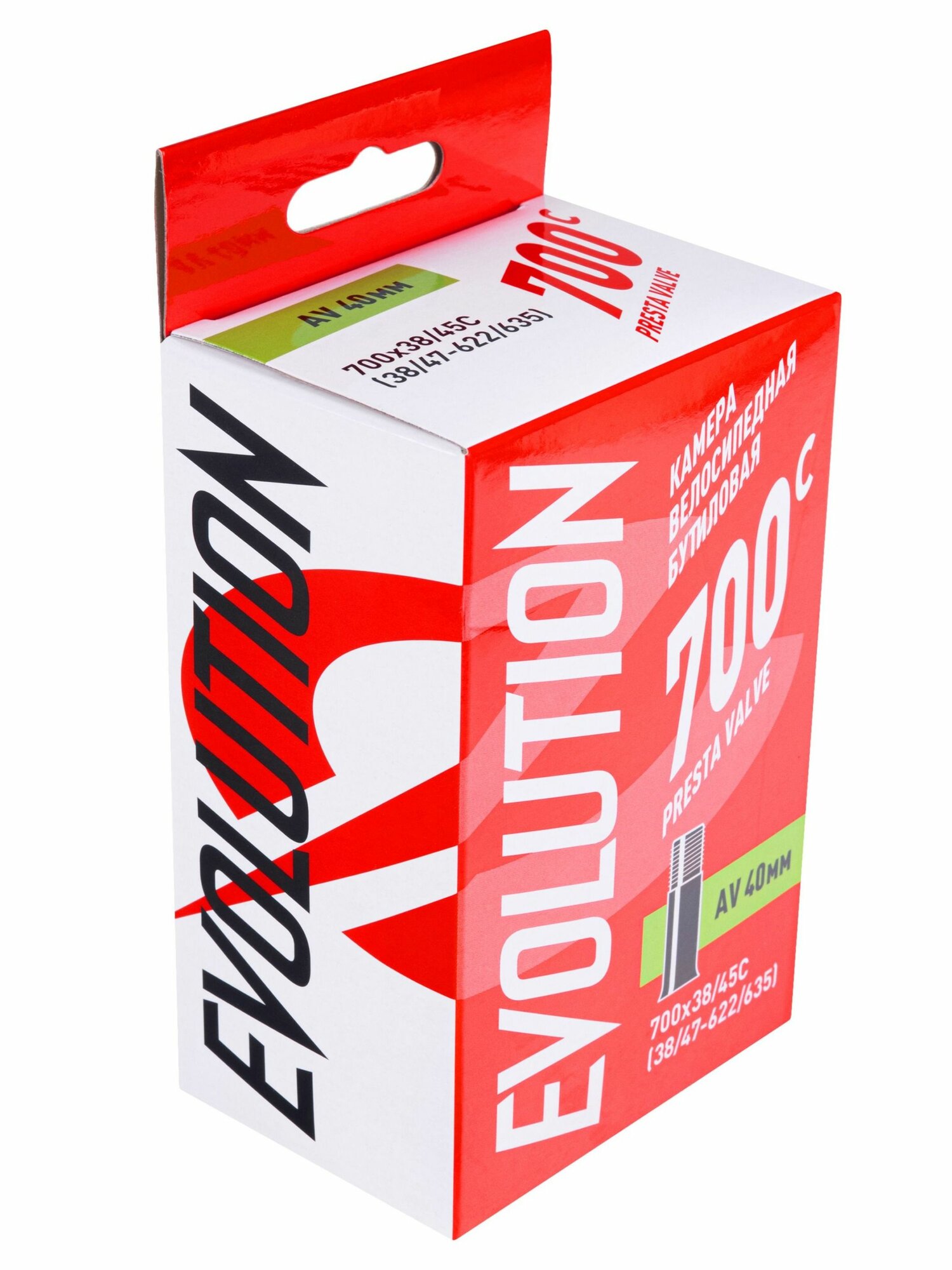 Камера Evolution 700 x 38/45C (38/47-622/635) AV40 мм бутиловая