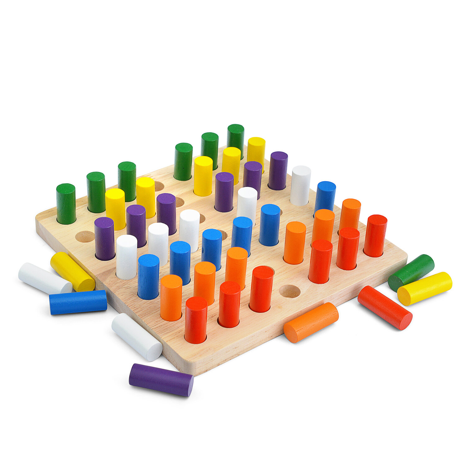 Игра развивающая D2119 "Стучалка", 20х4х20 см, дерево, детям от 3 лет