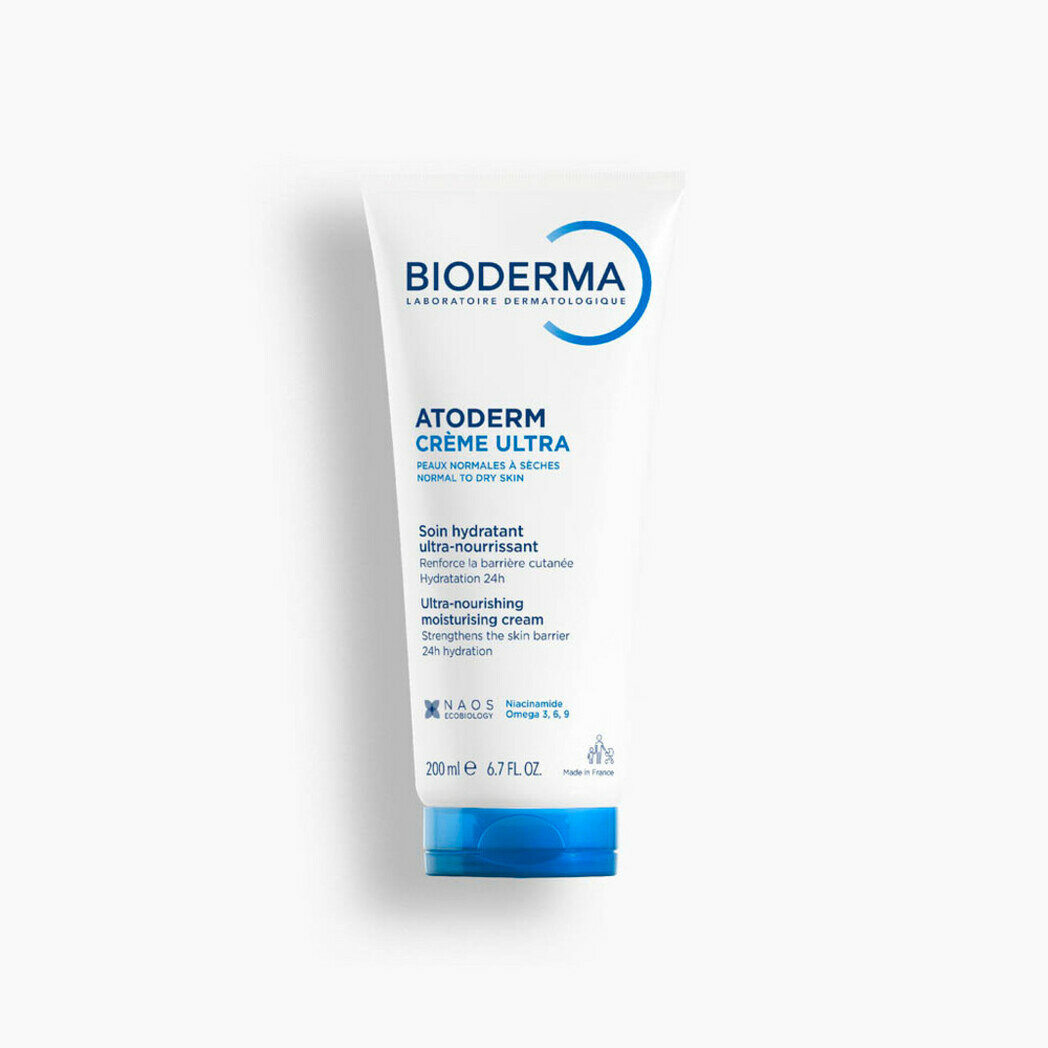 Крем Bioderma Атодерм Ультра, для лица и тела, гипоаллергенный, 200мл