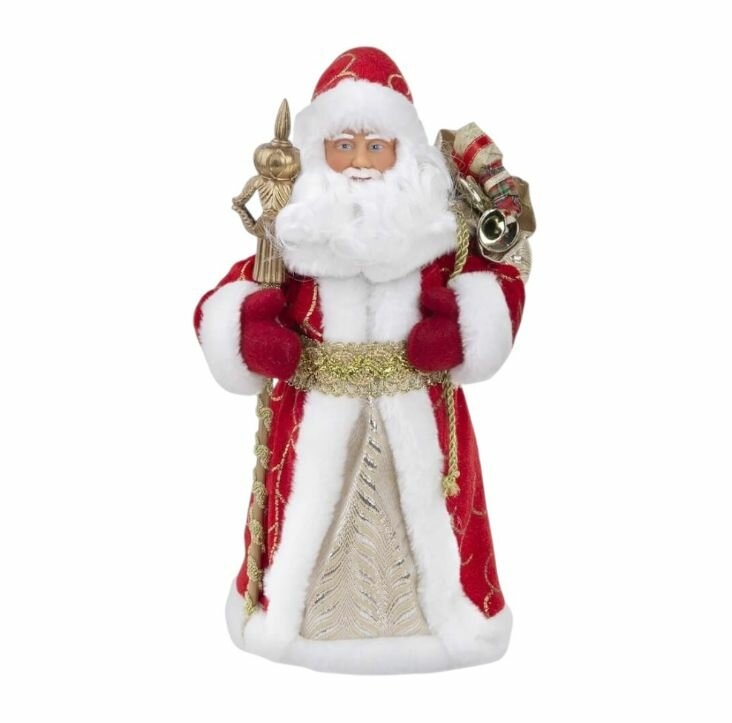 Фигура новогодняя h42 см Дед Мороз красный