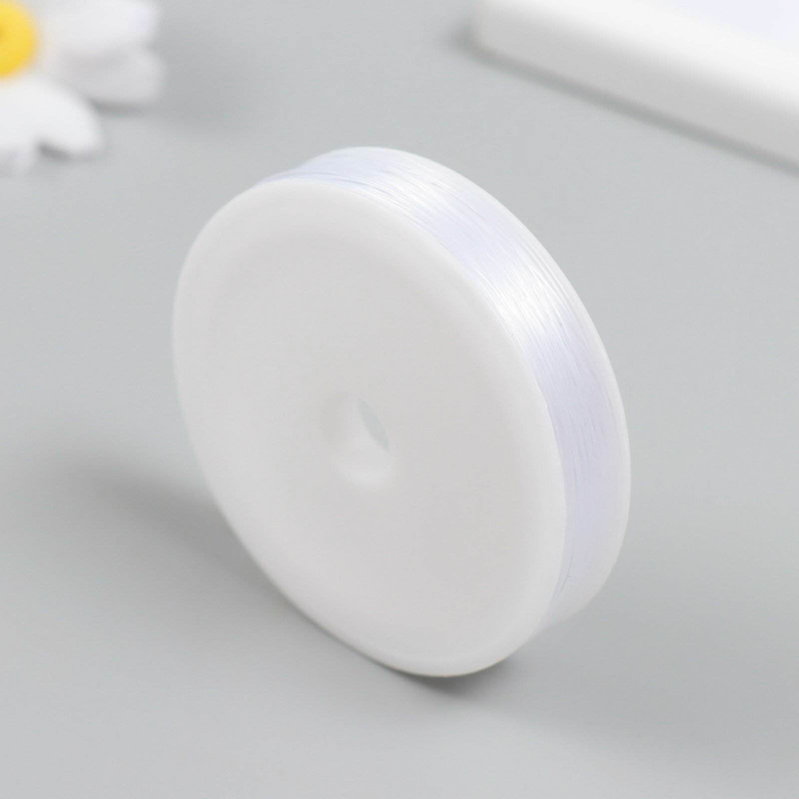 Леска для бисера 0.6 мм, 30 м, прозрачный, вид: леска, цвет: прозрачный