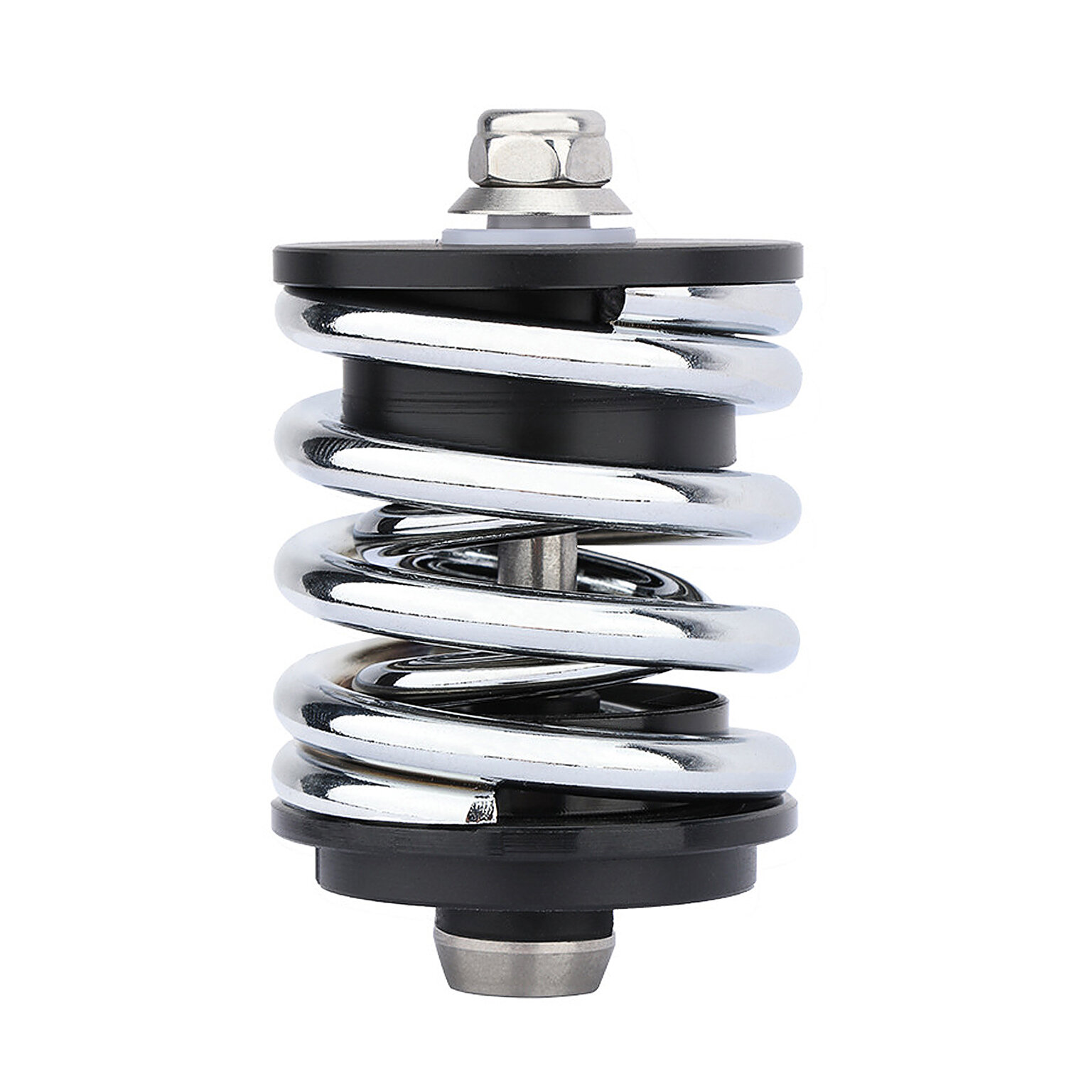 Замена подвески с пружиной амортизатора заднего колеса для большинства складных велосипедов Brompton, цвет: Серый / Серебристый / Многоцветный / Золотой, материал: Нержавеющая сталь + Титан + Пластик, размер: 39.8 * 39.8 * 67 мм, вес: approx. 155 г,