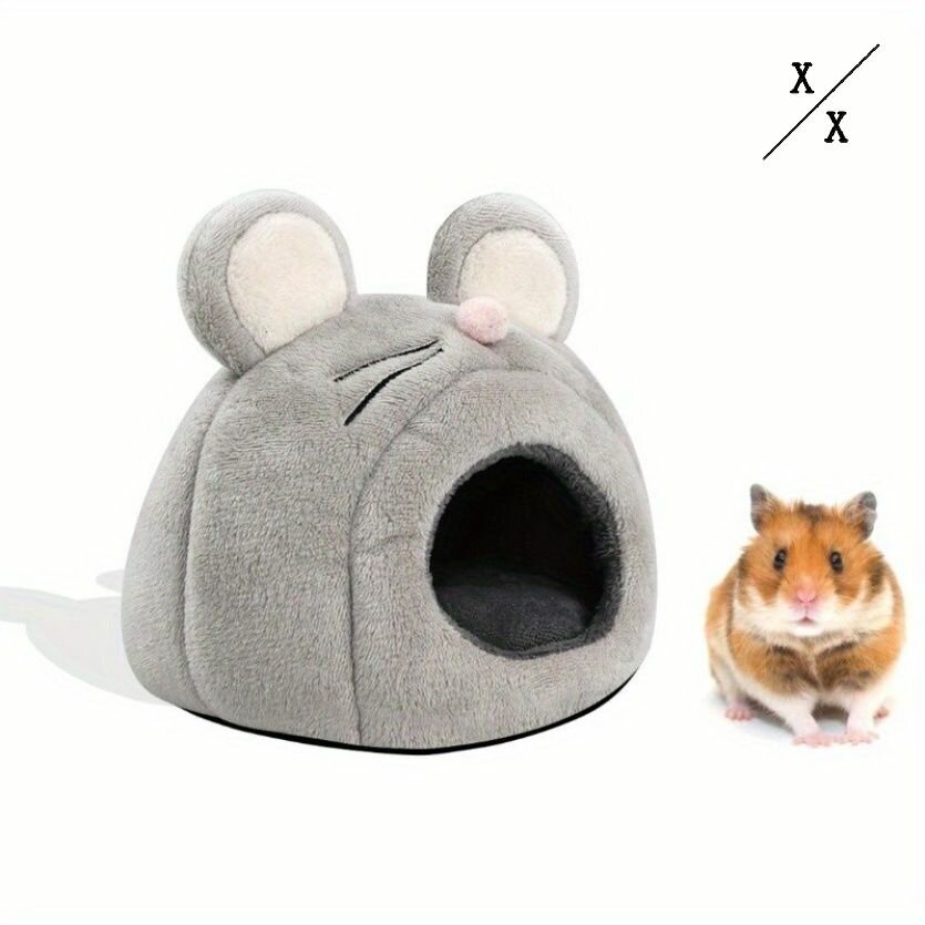 Эксклюзивный утепленный домик для хомяка попугая в виде мыши