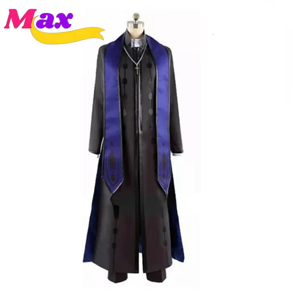 Косплей костюм Григорий Распутин Max Anime Темно-синий, XS, Costume, Male