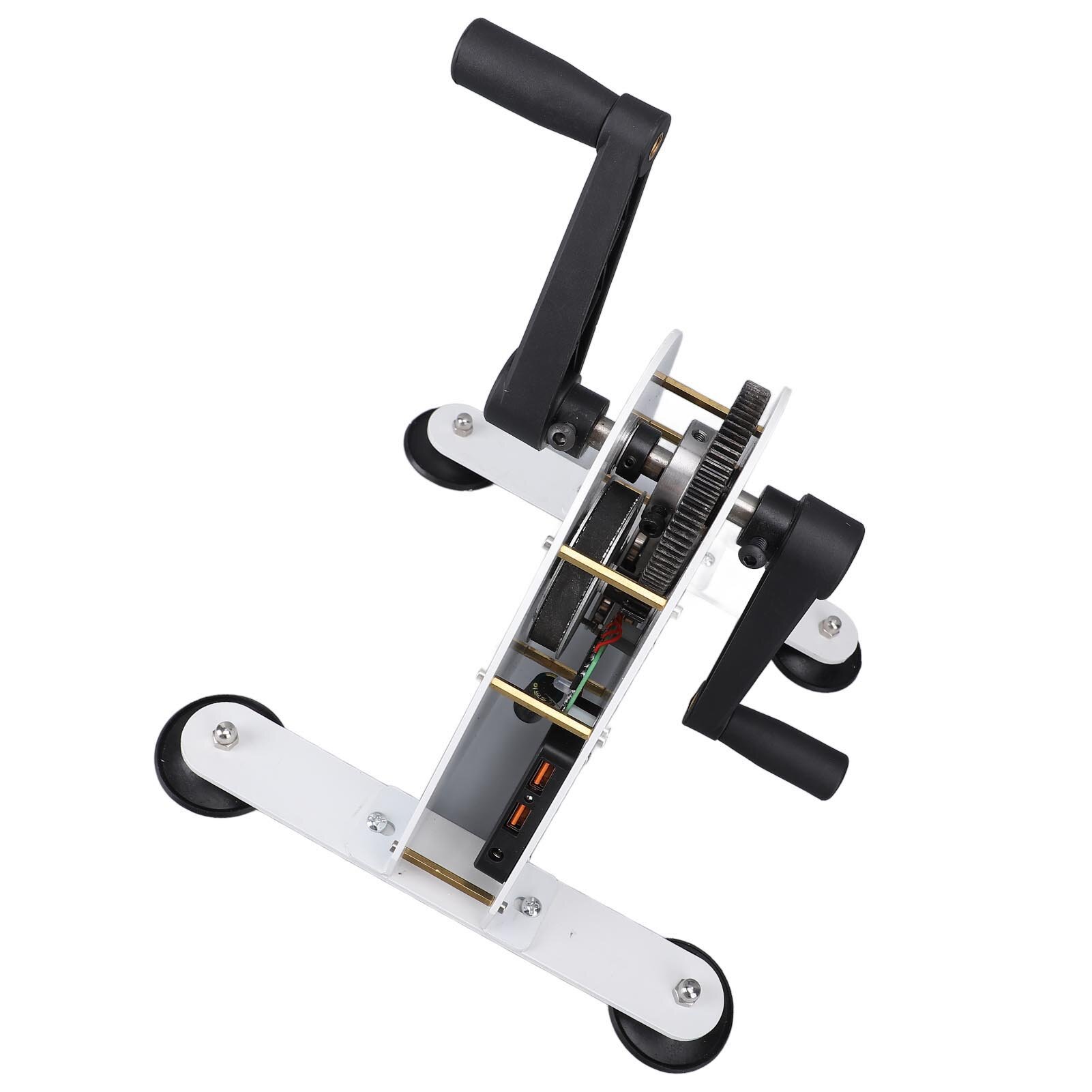 Генератор с ручным приводом 100 Вт, USB-интерфейс, выход DC1-35 В, портативный аварийный резервный генератор с ручным приводом для использования на открытом воздухе