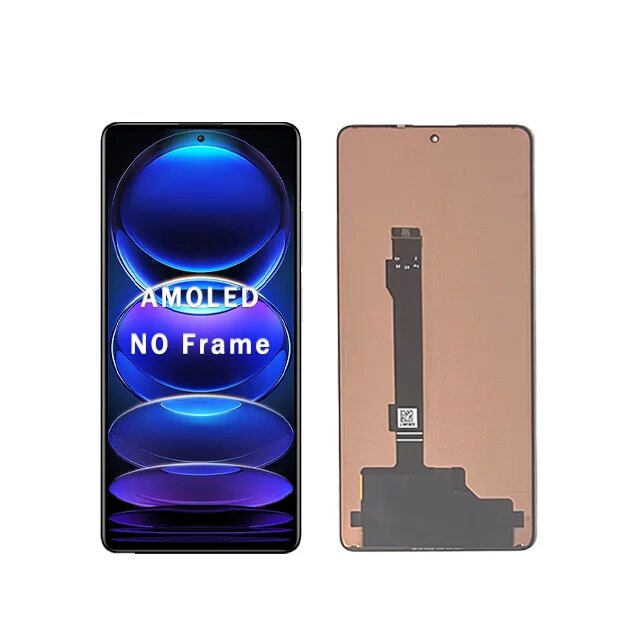 Новый 6,67-дюймовый дисплей для Xiaomi Redmi Note 12 Pro 5G, ЖК-дисплей, дигитайзер AMOLED No Frame
