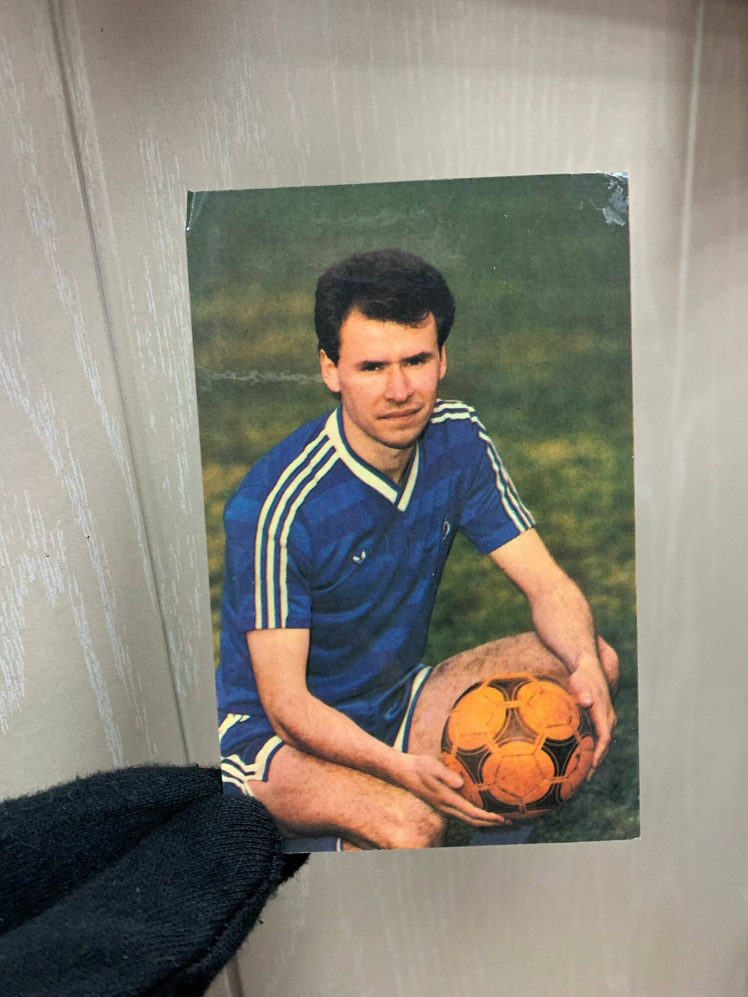 Коллекционный карманный календарь Серия ФК Динамо Киев 1990 г. (ЗМС Геннадий Литовченко)