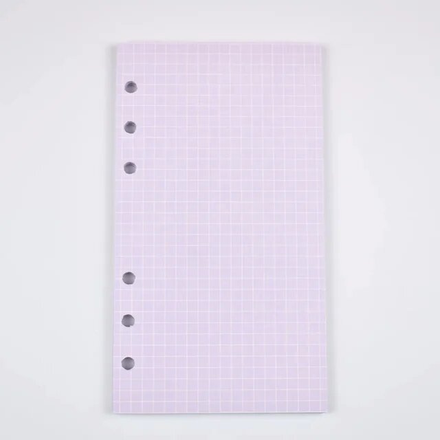 Блокнот A5/A6 фетр S025 А6, purple grid