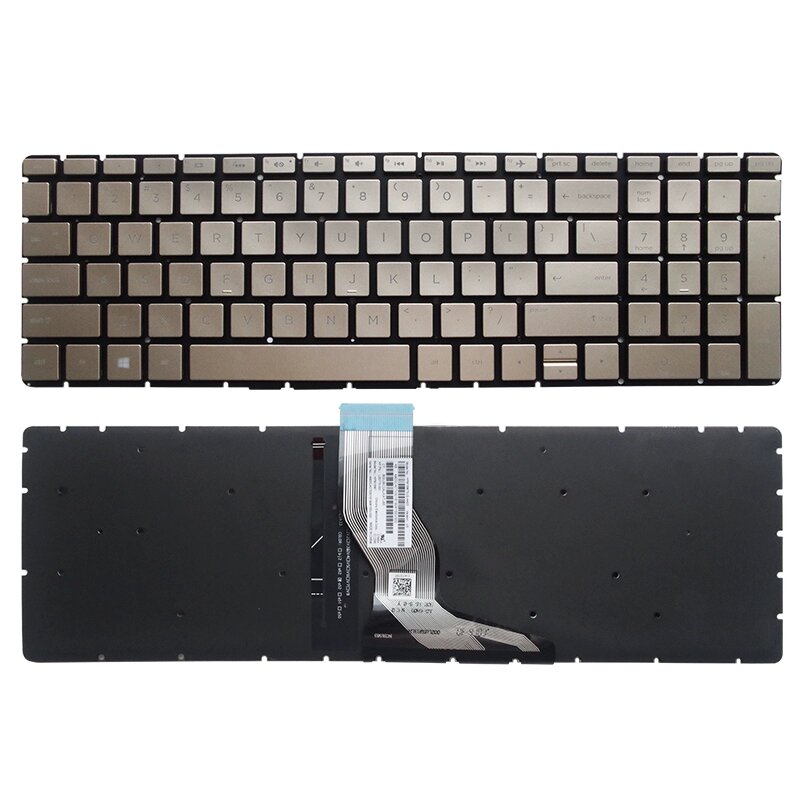 Клавиатура RU/SP подходит для HP 15-BS, 15s-eq/er/-fr/fq, 15Q-BD, 15-CC, 17G-BR [►Совершенно новый](Аутентичная модель)