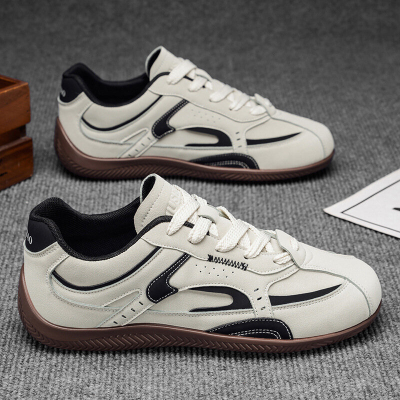 AIS Ботинки осень Мужчины подростки Без шнуровки Кожа