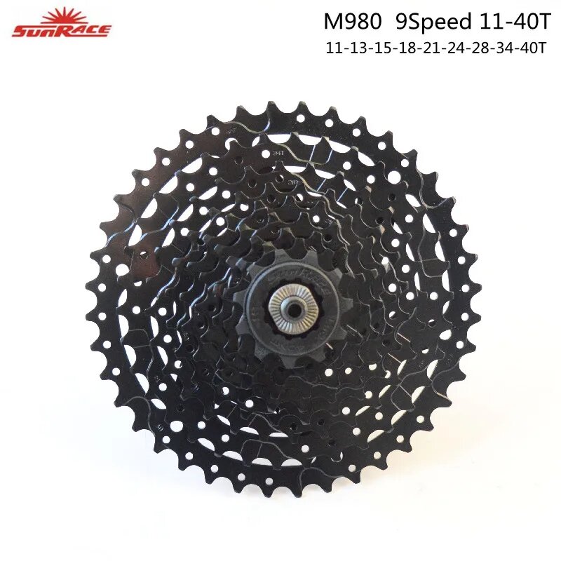 Sunrace CSM990 кассета для горного велосипеда 9 скоростей 11-40T