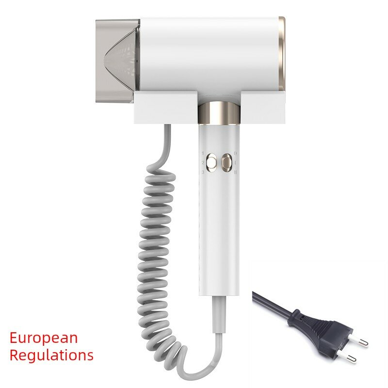 Фен для гостиниц, настенный фен Atour с высокой мощностью, 110 В, без сверления 8810F белый европейский