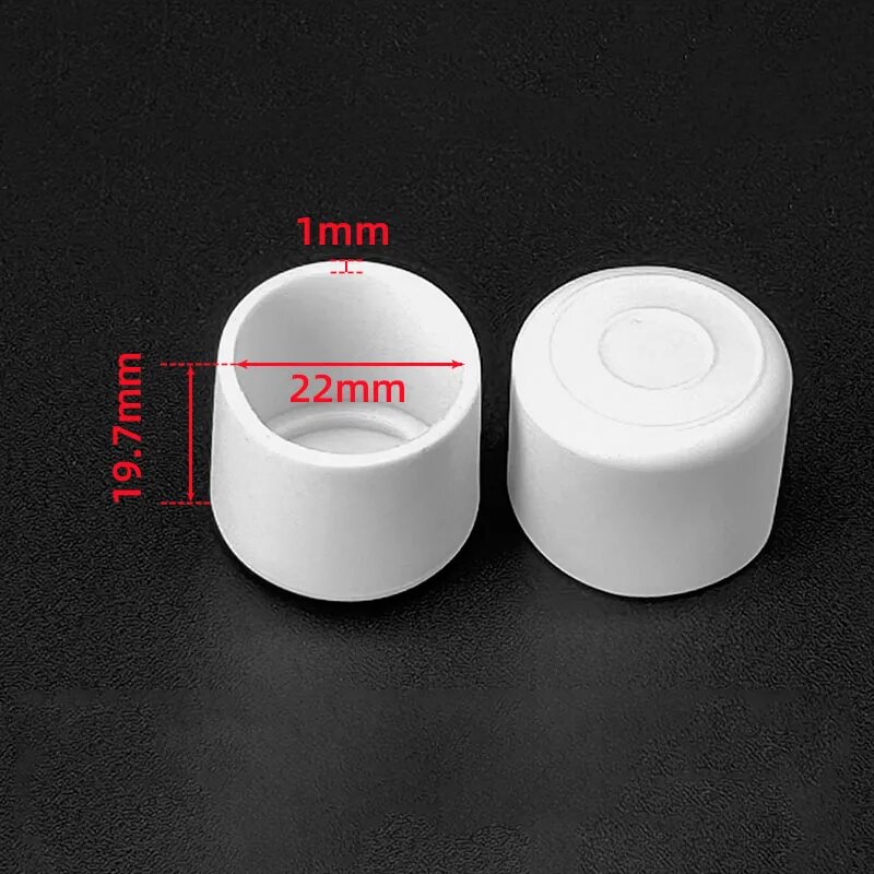 6 мм-50 мм мебельный стол, наконечник для ног, ножки стула, силиконовая накладка, защитная крышка, круглая белая резиновая заглушка для труб, крышка, защита отверстия для трубки
