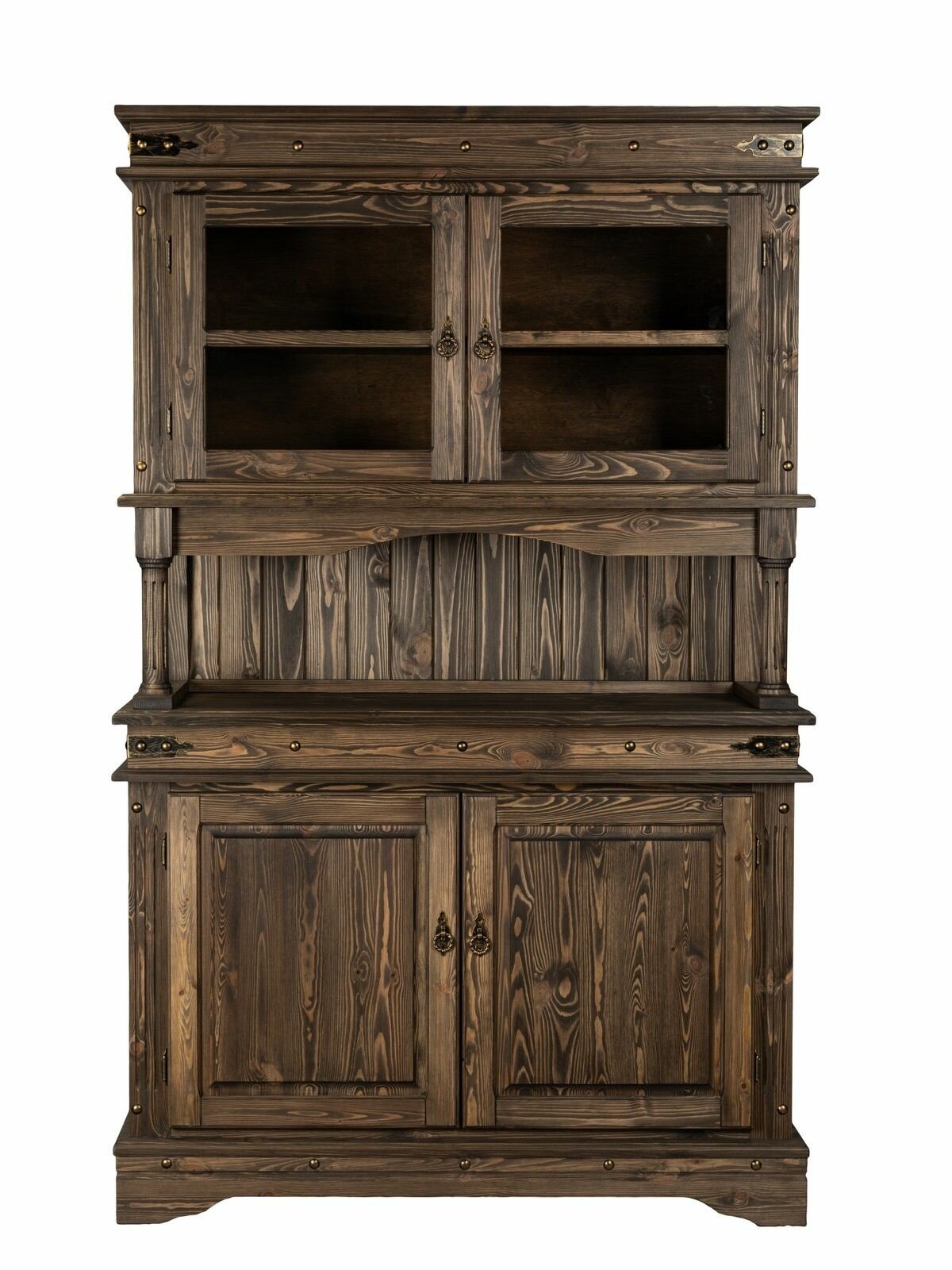 Буфет "викинг 01" (new) из массива сосны (венге)