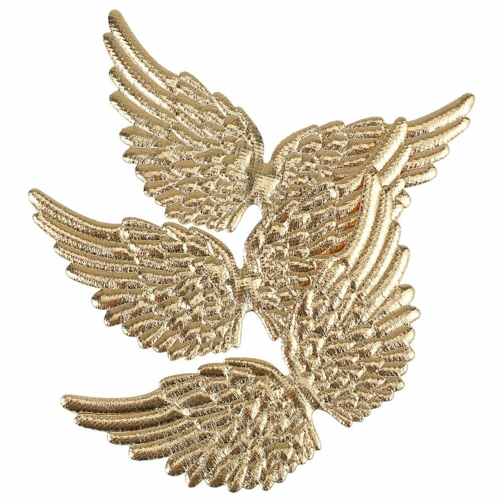 Золотые Мини-Крылья, 12 Шт, Для Украшения Волос И Создания Подарков На Рождество