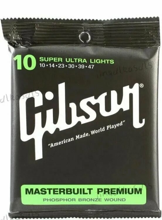 Струны для акустической гитары, GIBSON SAG-MB10 MASTERBUILT PREMIUM 10-47