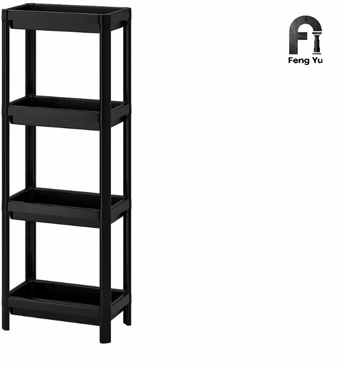 Эксклюзивный стеллаж для ванной IKEA VESKEN 36x23x100 см из полипропилена