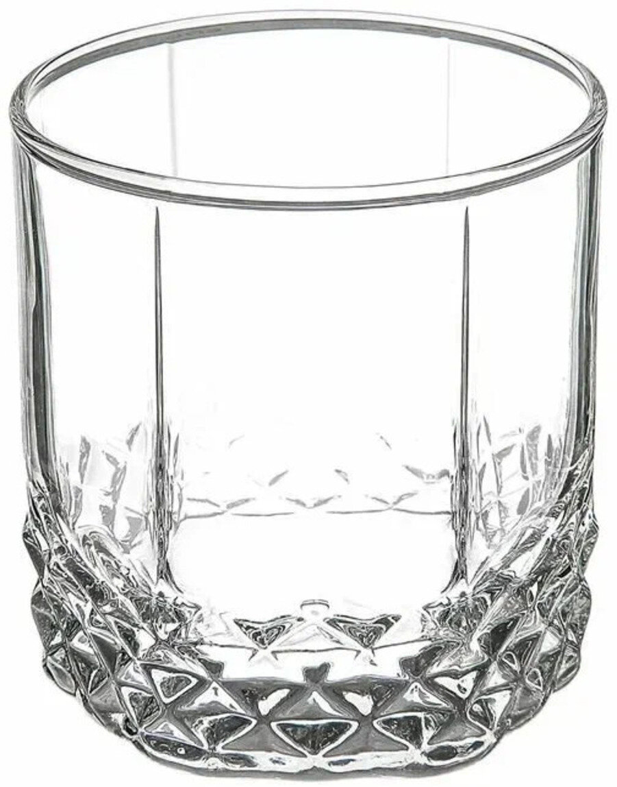 Набор стаканов Pasabahce "Valse", стекло, граненый, 210 мл, бесцветный, 6 стаканов