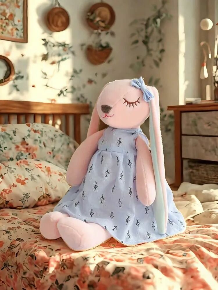 Кукла зайчик мягкая игрушка, успокаивающие куклы 35cm