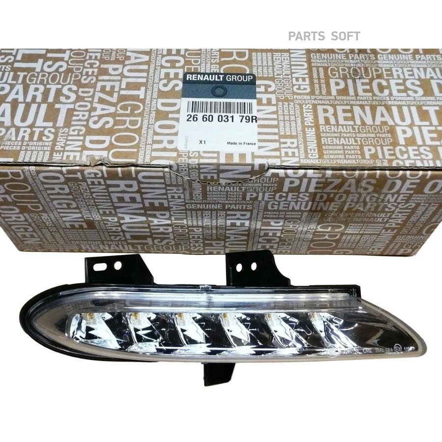 Дневные ходовые огни прав RENAULT SCENIC III от официального дистрибьютора, RENAULT, артикул 266003179R