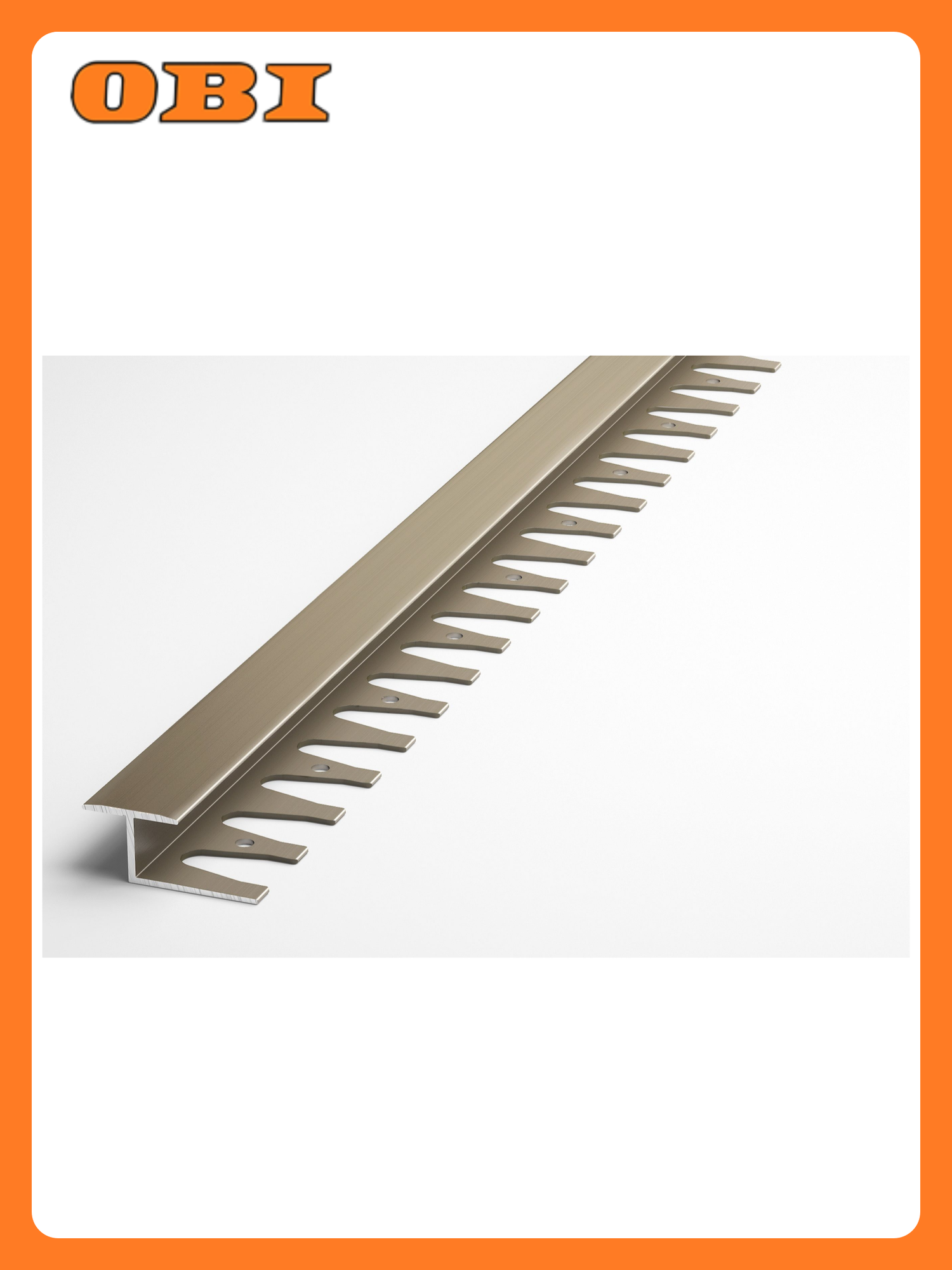 Профиль Лука, алюминиевый, гнущийся, Т-образный, 2700x16x10 мм, 1шт