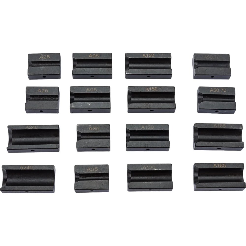 Комплект матриц к ПГ‑300, ПГ‑300КМ SHTOK 12053, медные и алюминиевые наконечники, круглый профиль обжима