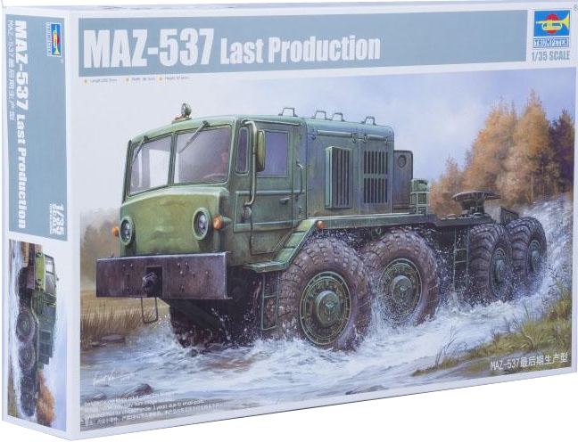 Сборная модель Тягач МАЗ-537 (1/35) Trumpeter 01006