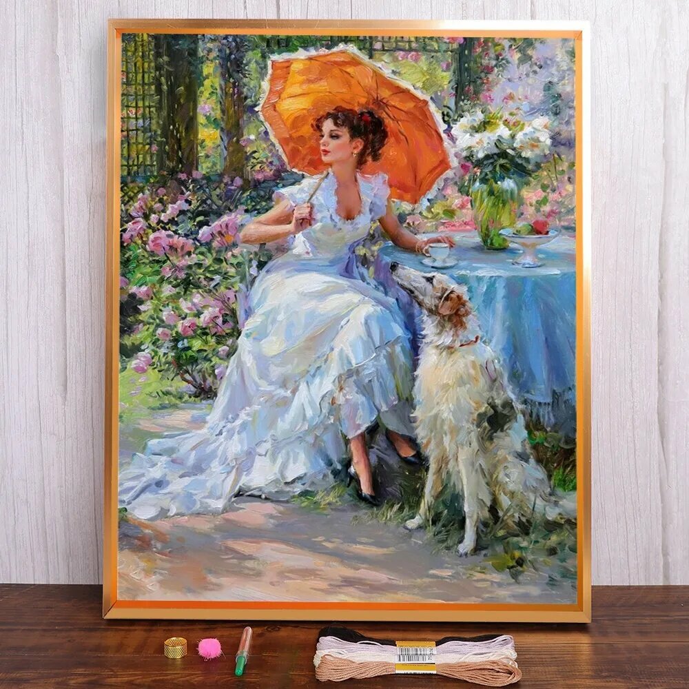 MEIAN Набор для вышивания,30x40CM,14CT