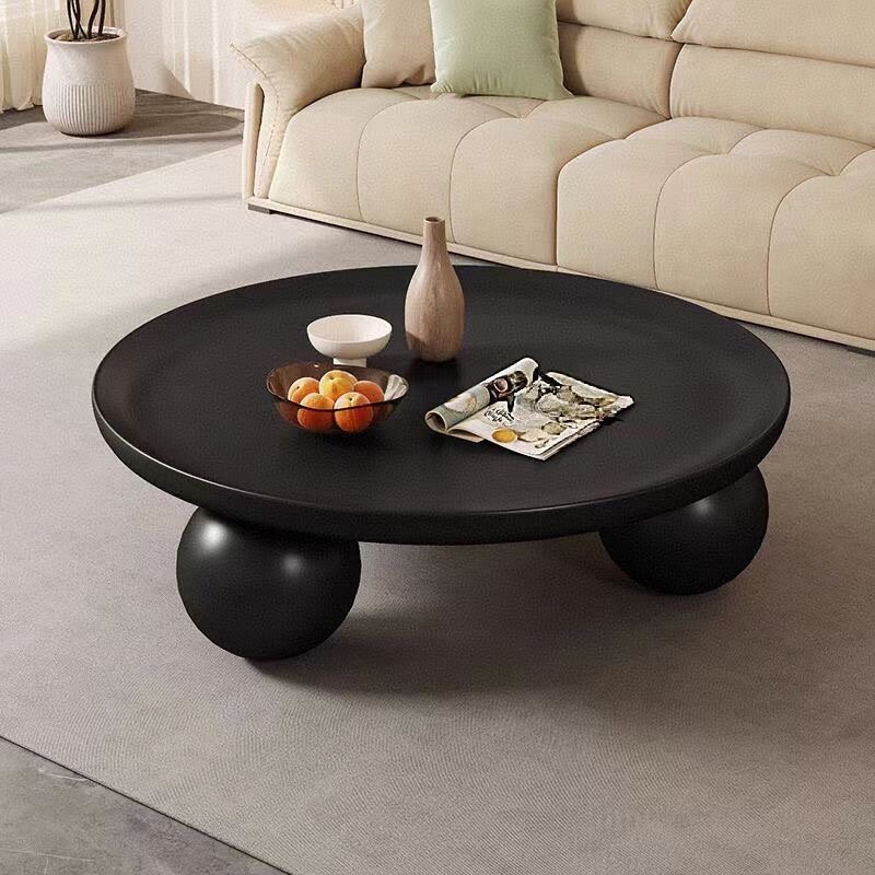 Журнальный стол Гостиная из массива дерева в средневековом стиле，журнальный столик, 75х75х29 см