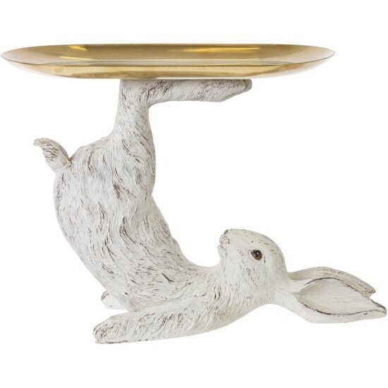 Фигурка декоративная Remeco Collection "Заяц " с подставкой, 20х8,5х15 см