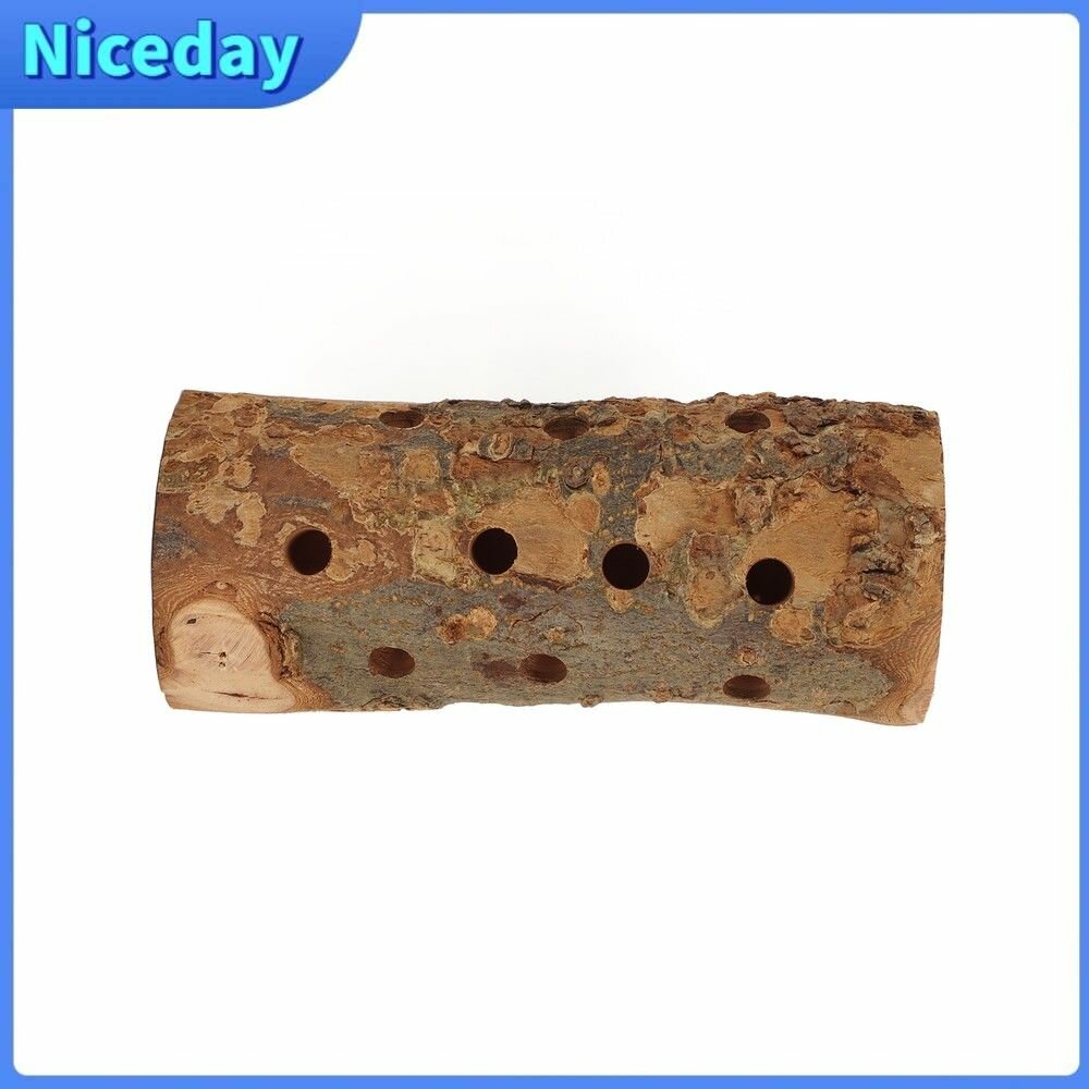 Бревенчатая жевательная игрушка для хомяка, натуральная деревянная палочка, для попугаев, мелких животных, L