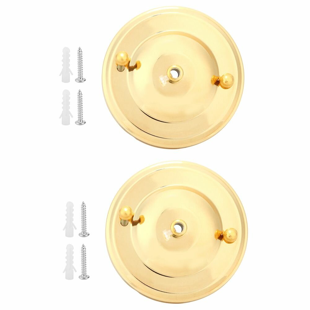 2 шт. железный потолочный светильник, крючок для навеса, держатель пластины для люстры, украшение, аксессуары сделай сам , золото