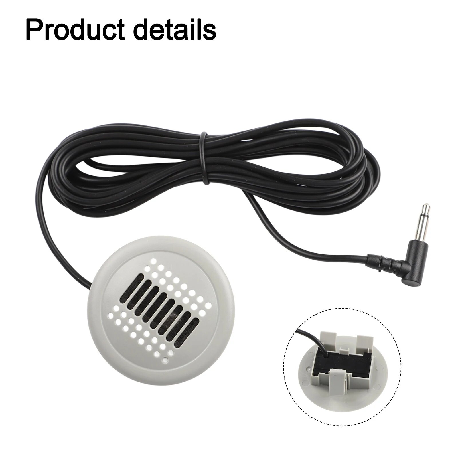 HpLive автомобильный микрофон для Android автомагнитолы серый