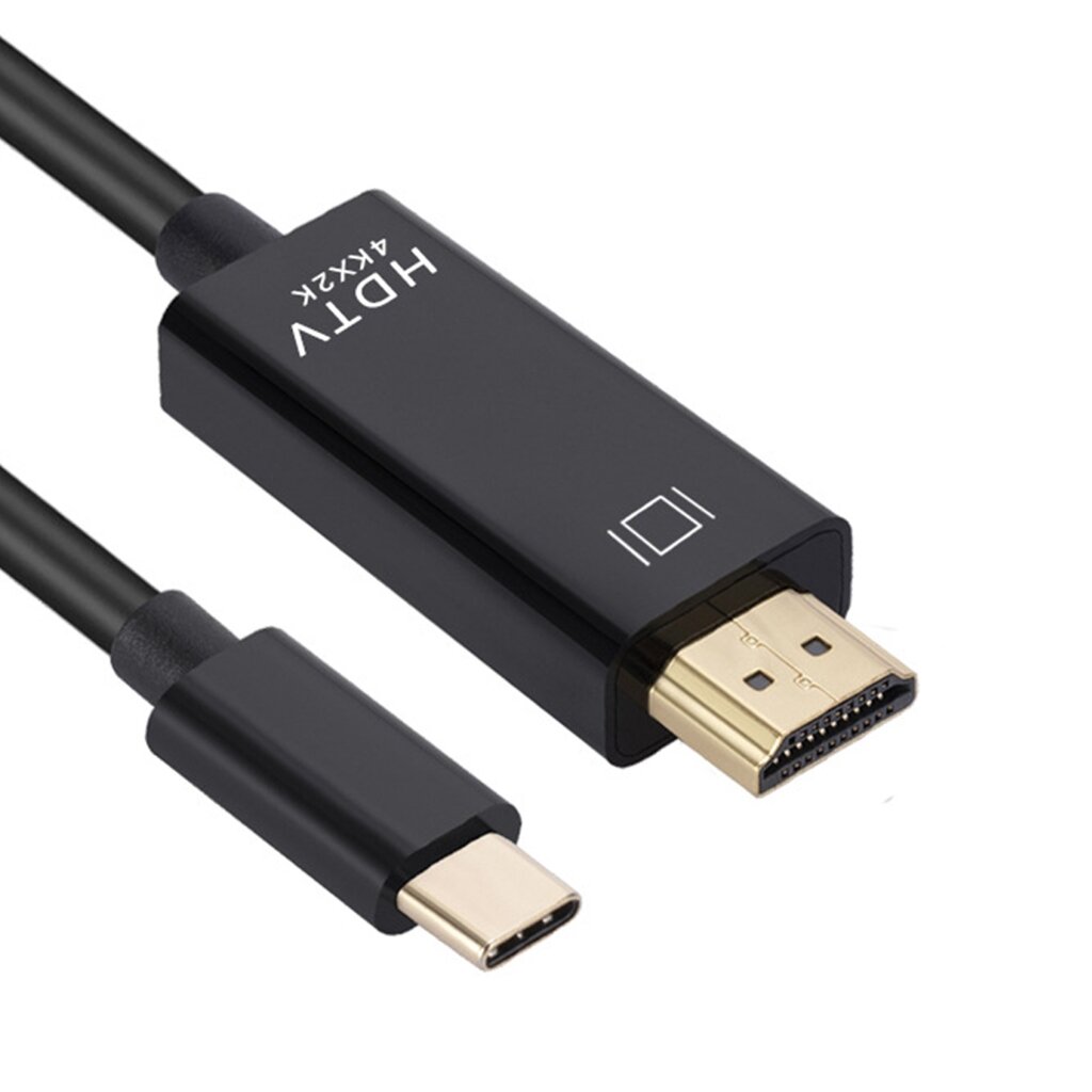 Видеоадаптер TypeC-HDMI с экранным кабелем 4K30HZ