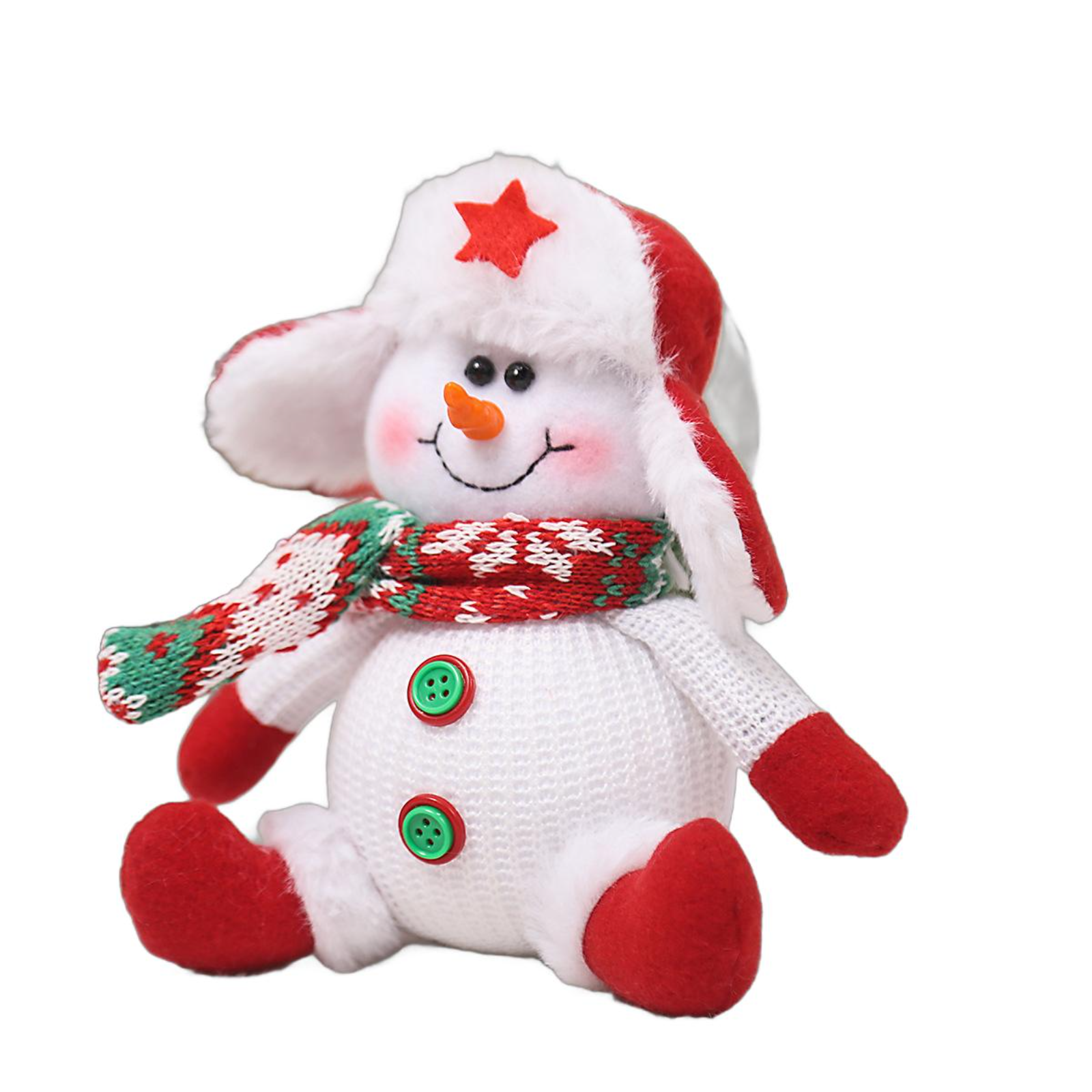 Новогодний снеговик кукла подвеска украшение, материал: ткань, пвх вата, размеры: снеговик: 16*16см (6.29*6.29 дюйма), вес: 35г
