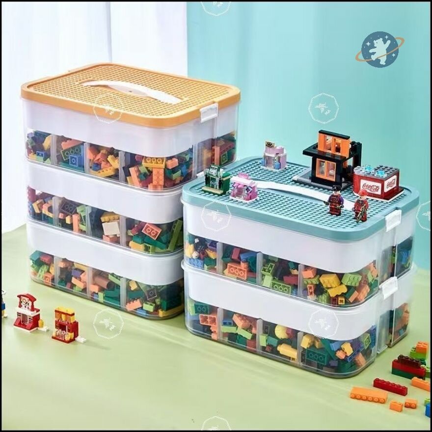 Эксклюзивный контейнер пластиковый для хранения деталей Лего