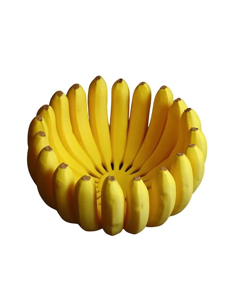 IKEA Конфетница Банан в форме лотка для хранения PLA 15*15*9 см Желтый