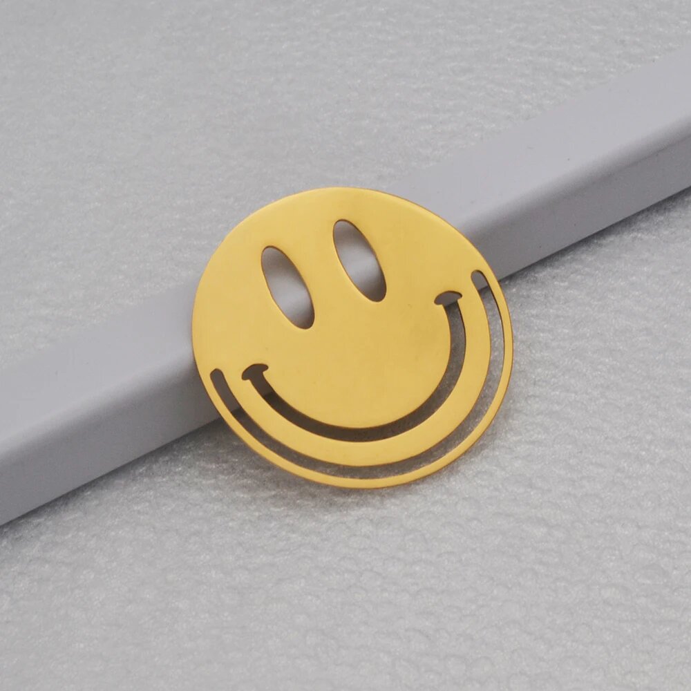 Закладка для книг Smiling Face, Gold, из нержавеющей стали
