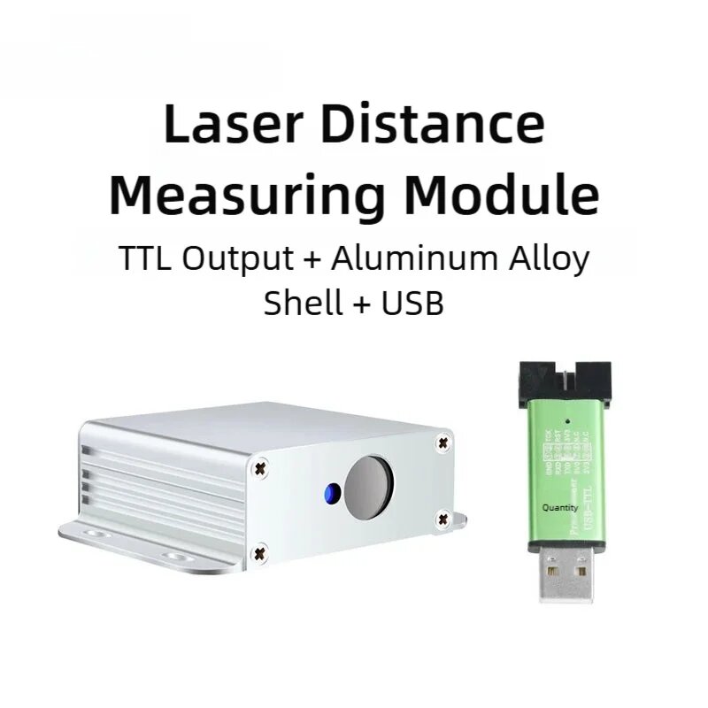 Лазерный датчик расстояния промышленный TTL with Shell