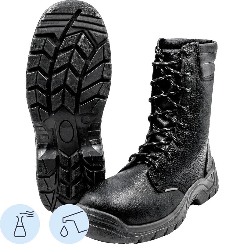 Ботинки с высоким берцем омон 3219Т ПУ, МП черный (41)