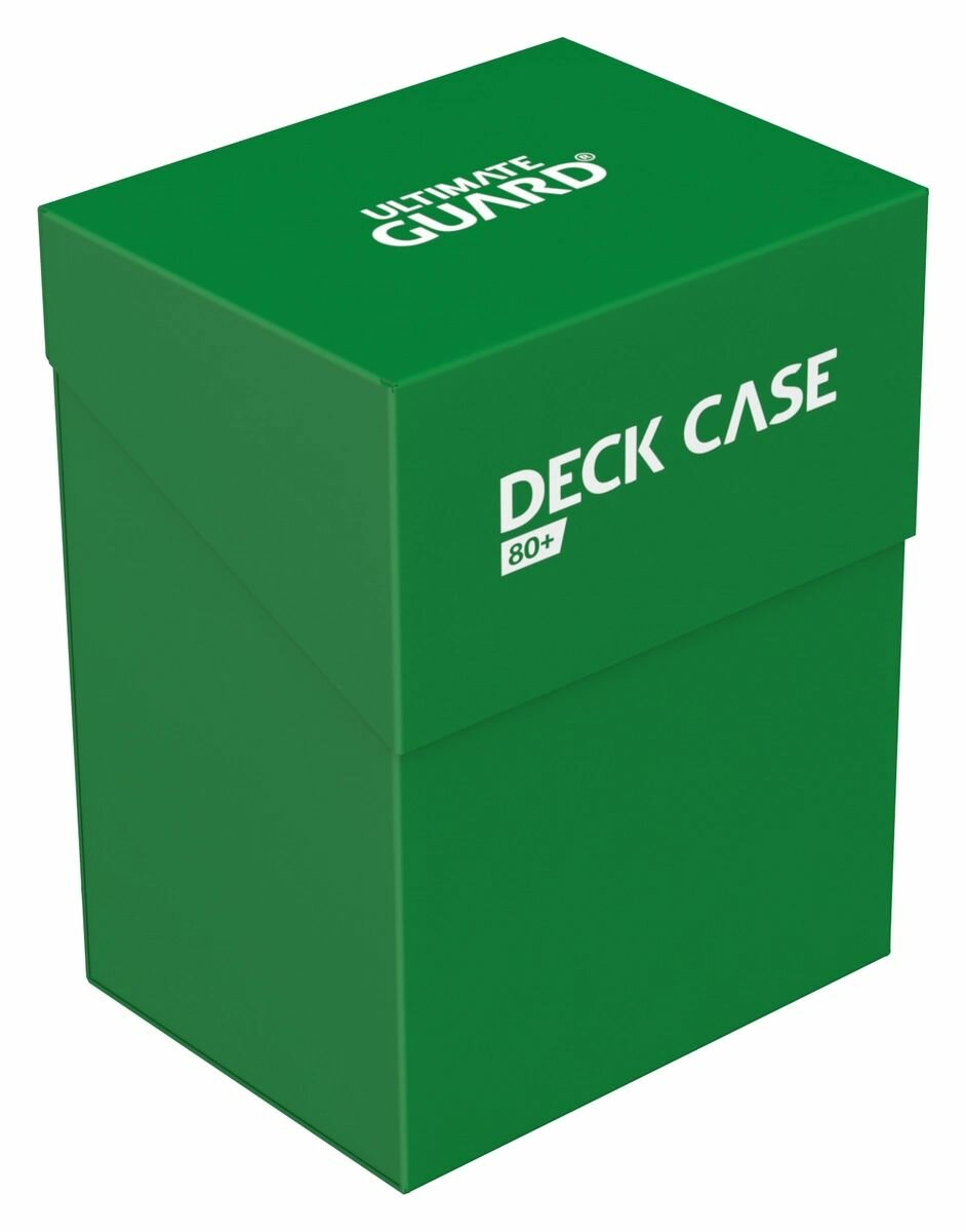 Коробочка для хранения карт Ultimate Guard - Deck Case 80+ Green