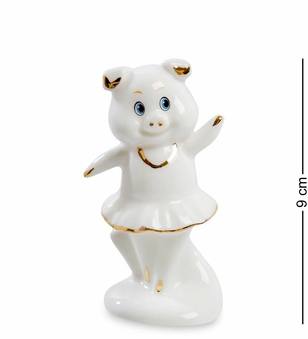 Фигурка Свинья Балерина A2114000 разностор, Фарфор