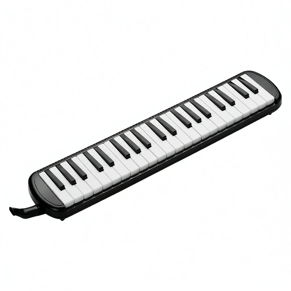 Мелодика Pianica Mouth Piano Air Piano 41 клавиши Musical Instrument для Music Education Accompaniment Gift Kids Students Beginners Band Portable с Long Pipe Short Mouthpiece Wiping Cloth Storage Bag черный